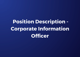 RIMPA Position Description - Corporate Information Officer