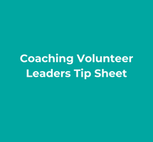 RIMPA Coaching Volunteer Leaders Tip Sheet