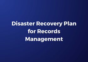 RIMPA Disaster Recovery Plan for Records Management